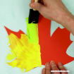 Leaf Squish Art Printing - Etsy