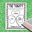 Christian St. Patrick's Day Printable Set, Holy Trinity Coloring Pages ...