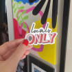 Sticker Locals Only Sticker Cute Aesthetic Sticker Local Artists ...