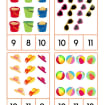 Summer Count and Clip Cards,numbers 1-20,preschool Math,kindergarten ...