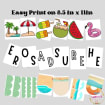 Summer Vibes Bulletin Board Kit: End of Year Classroom Decor (printable ...