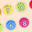 Classroom Table Labels, Group Signs, Table Numbers Pack, Group Number ...