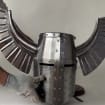 Medieval Templar Fantasy Warrior Helmet Knight Teutonic Crest Wing ...