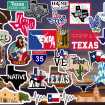 30 Texas Lone Star State Stickers - Etsy