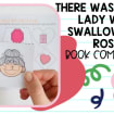 There Was an Old Lady Who Swallowed a Rose Book Companion - Valentine's ...