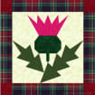 Thistle Quilt Block Pattern: Paper Pieced, 6 & 12 Inch, Resizable (PDF ...