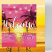 Tropical Sunset Favor Tag, Sunset Gift Tags, Editable Gift Labels ...