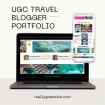 TRAVEL Agent Portfolio Website Template / Travel Agent Canva / Travel ...