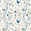 Floral Butterfly Pattern Seamless Digital Papers - Printable Scrapbook ...