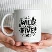 Wild and Five SVG PNG Files for 5th Birthday Boy, Kids Party Decor ...