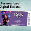 Pop Singer Editable Concert Ticket Canva Template | Customizable ...
