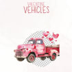 Valentine Vehicle, Valentine's Day Vehicle Clipart, Watercolor Vehicle ...