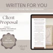 Client Proposal Template for Virtual Assistant Proposal Template ...