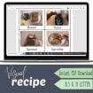 Cinnamon Toast Visual Recipe for Kids, Printable Adapted Cookbook, Real ...