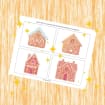 Gingerbread Houses Matching Game - Christmas Matching Activity ...