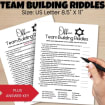 Team Building Games, Office Riddles Game, Office Party Games, Ice ...