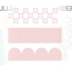 Printable Boho Checkered Bulletin Board Borders, Scalloped Classroom ...