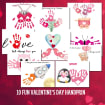 Valentines Day Handprint Art, Preschool Classroom Keepsake, Love ...
