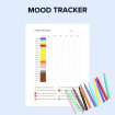 Hourly Mood Tracker Printable | Weekly Mood Tracker | A5, US Letter, A4 ...