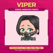 Viper Valorant Shrug Animated Emote for Twitch | Twitch Animated Emotes ...