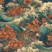 Japanese Yakuza Tattoo Seamless Pattern Pack - 12 Unique Patterns ...