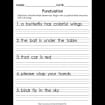 Punctuation Worksheets | Capital Letters & Period (full Stop) Practice ...