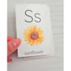 Alphabet Watercolor Flashcards Preschool Alphabet Laminated Flashcards ...