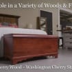 Amish Waterfall Cedar Chest | Solid Wood Hope Chest - Etsy