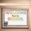 Back to School Bulletin Board, Bulletin Board Kit, First Day of School ...