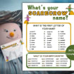 Scarecrow Name Game Printable, What's Your Scarecrow Name Game, Name ...