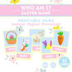 Easter Guessing Game: Who Am I | Printable Easter Kids Game | Family ...