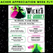 Teacher and Staff Appreciation Week Flyer, "wicked". Personalize on ...