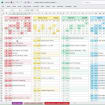 Year at a Glance Calendar Template, Excel Yearly Planner, Auto Updating ...