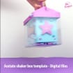 Shaker Acetate Gable Box Template - Shaker Box SVG Cricut , DXF, PDF ...