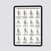 Senior Balance Exercise Poster, Standing Balance Routine for Seniors ...