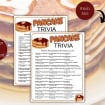 Pancake Trivia Game, Pancake Quiz, Pancake Party Games, Brunch Party ...