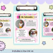 Editable Meet the Teacher Template, Pastel Theme (canva Template) - Etsy