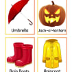 Autumn Flashcard,fall Vocabulary,nature Cards,autumn Montessori,autumn ...