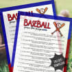 Baseball Pass the Prize Game: Team Sports Activity (PDF Download) - Etsy
