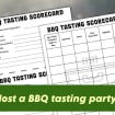 BBQ Cookoff Scorecard – Printable Backyard Barbecue Food Tasting Game ...