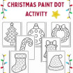 Christmas Do-a-dot Printables | Holiday Dot Marker Activity (instant ...