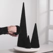 Velvet Trees Set of 4 Black, Minimalist Accent Decor for Mantel ...