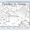 God's Promises to Abram- Bible Coloring Page and Craft - Genesis 15 ...