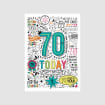 50th Birthday Card: Fun Doodle Style (digital Download) - Etsy