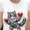 Cool Boxing Cat Clipart - Tough Fighter Cat PNG - Funny Athletic Kitty ...