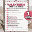 Valentine's Day Pass the Prize Game, Fun Valentine's Day Game for Kids ...