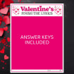 Love Songs Finish the Lyrics Game, Printable Valentines Party Game ...