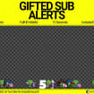 Chibi Zombies Gifted Subscriber Alerts for Twitch Streams, Cute Spooky ...