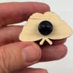 Common Buckeye - 1.5" Illustrated Wooden Pin - Etsy
