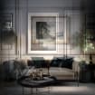 10 Compact Luxury Interior Design Frame Mockups / Parisian Style Mock ...